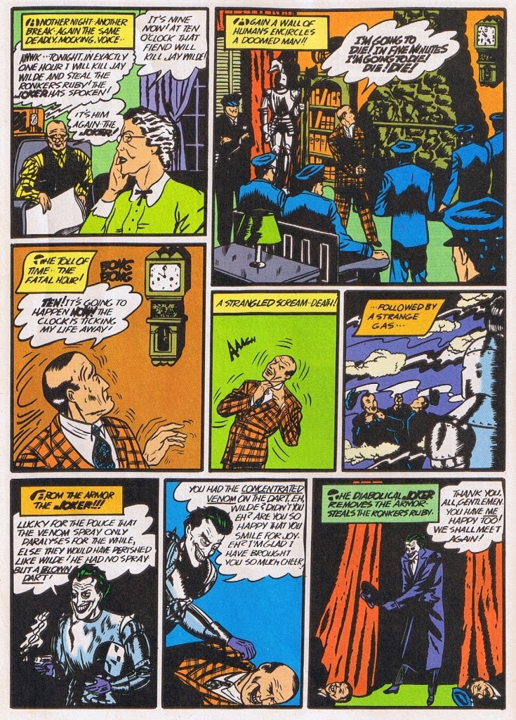 The Great Comic Book Heroes: The Joker's first appearance in Batman #1 ...