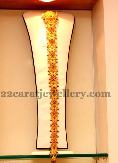 Gold Jadai in Antique Work - Jewellery Designs