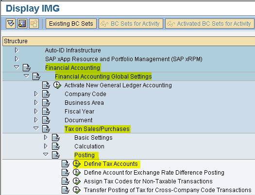 SAP - FICO MODULE LEARNING: Assignment of Accounts for Automatic Postings