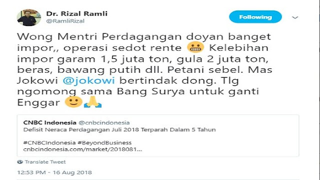 Rizal Ramli Sindir Jokowi, Fahri Hamzah: Bagaimana Cara Kita Membantu ... Rizal Ramli Sindir Jokowi, Fahri Hamzah: Bagaimana Cara Kita Membantu ...