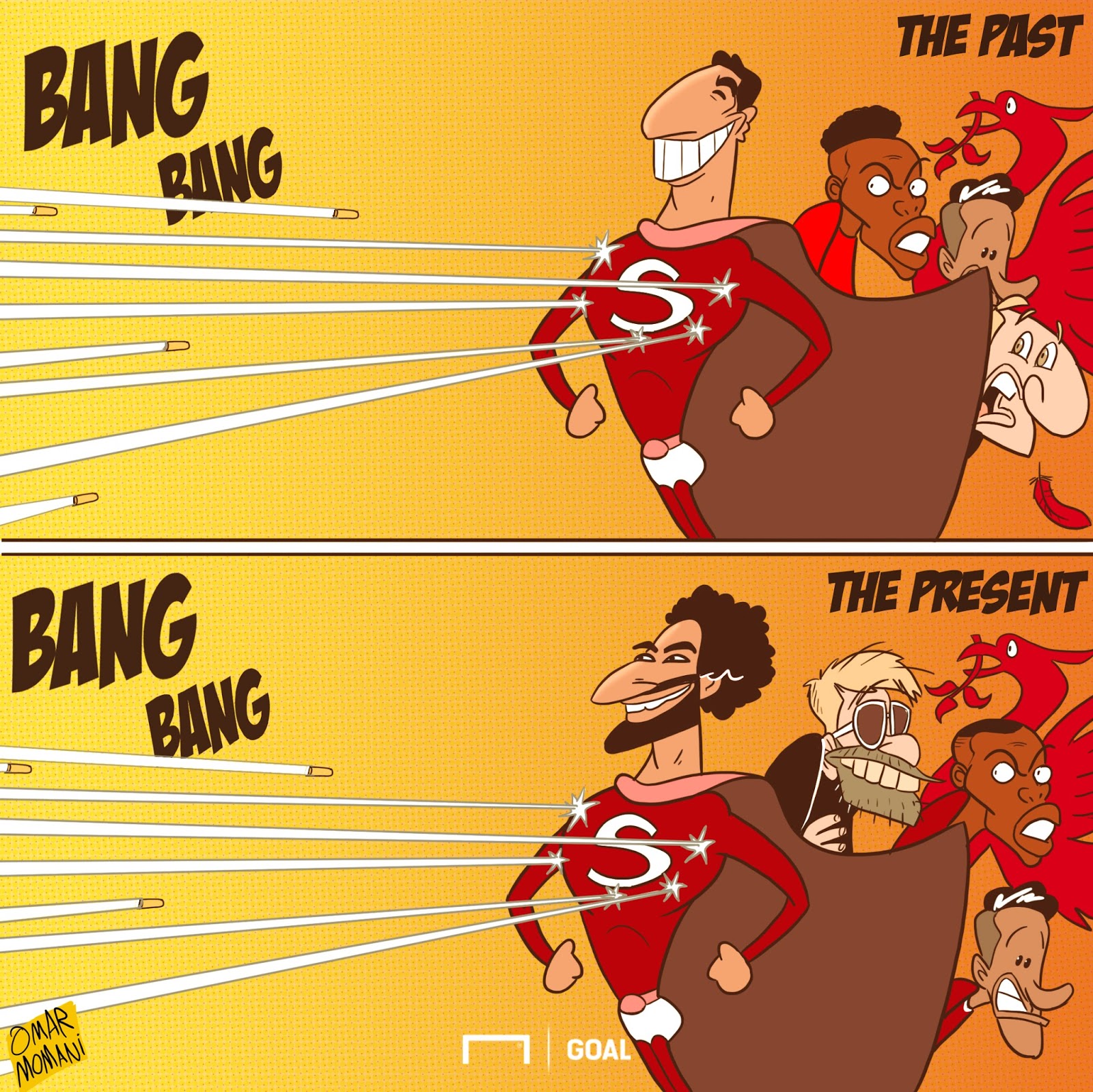 Omar Momani cartoons: Finally! Luis Suarez's successor has been found