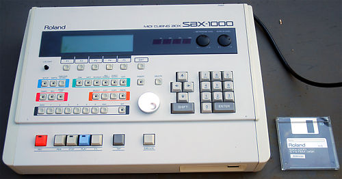 MATRIXSYNTH: Roland SBX-1000 MIDI Cueing Box Sequencer