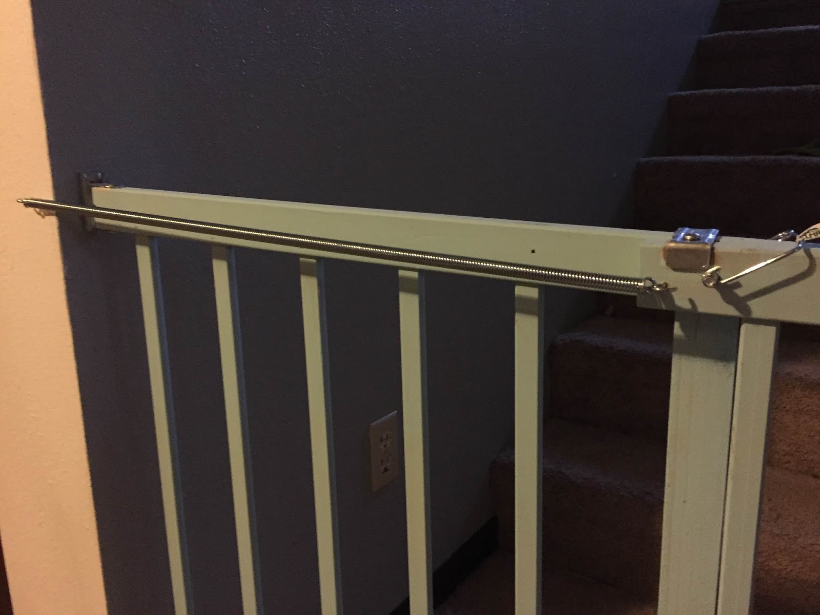 DIY Self-Closing Dog Gate | The Dabbling Crafter