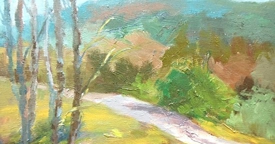 Deanna's Paintings: Original Georgia Landscape Painting "Mountain Air ...