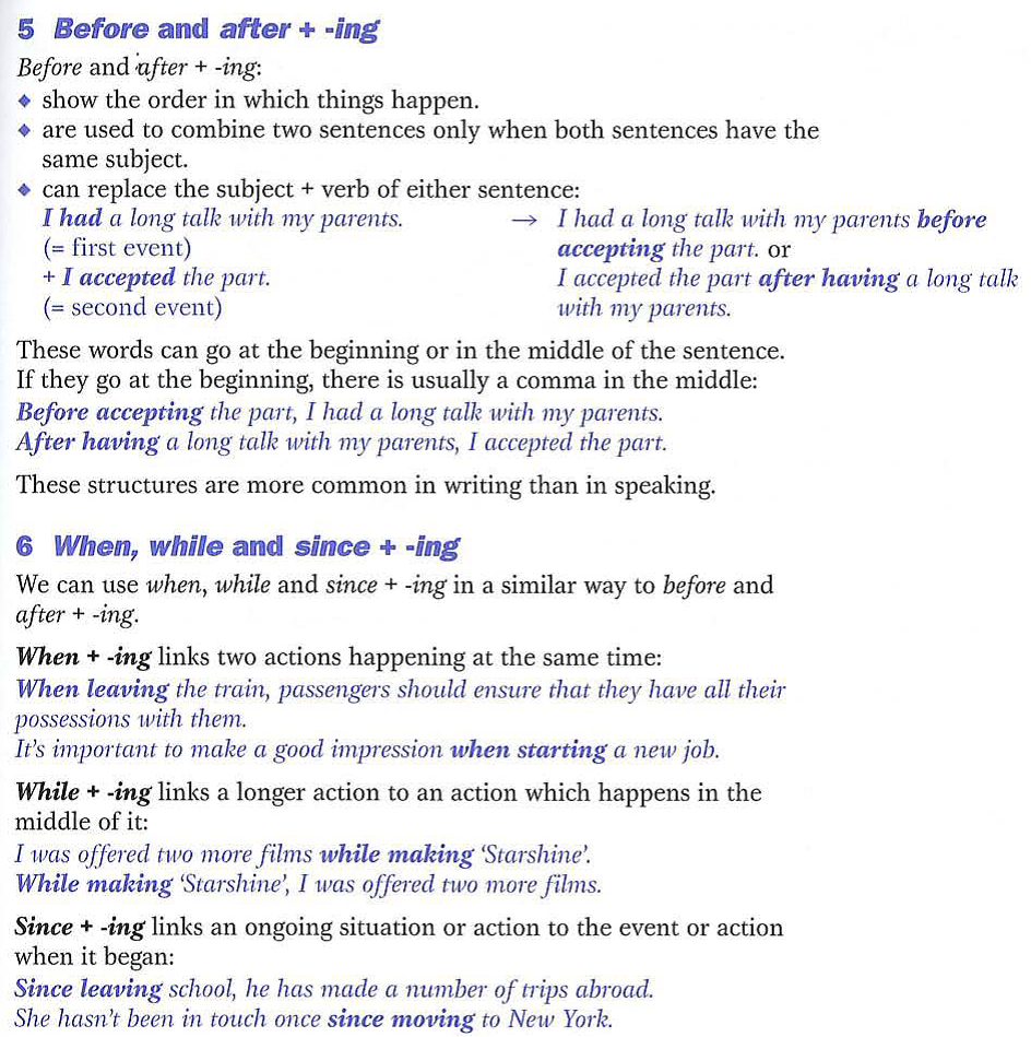 CEPT Practice: Linking words