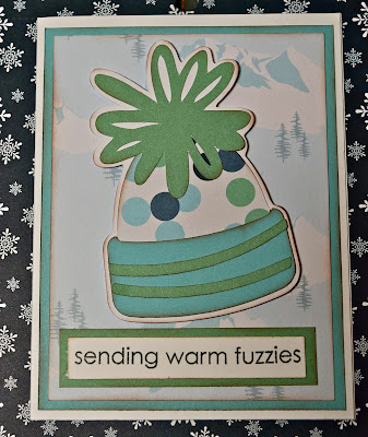Cricut Crazy Scrapper: Sending warm fuzzies card