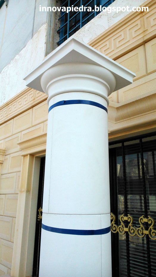 Columnas modulares prefabricadas con fustes lisos | INNOVAPIEDRA