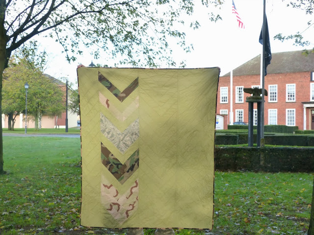 Quilt Story: Veteran's Day quilt from Crafty Resolutions...