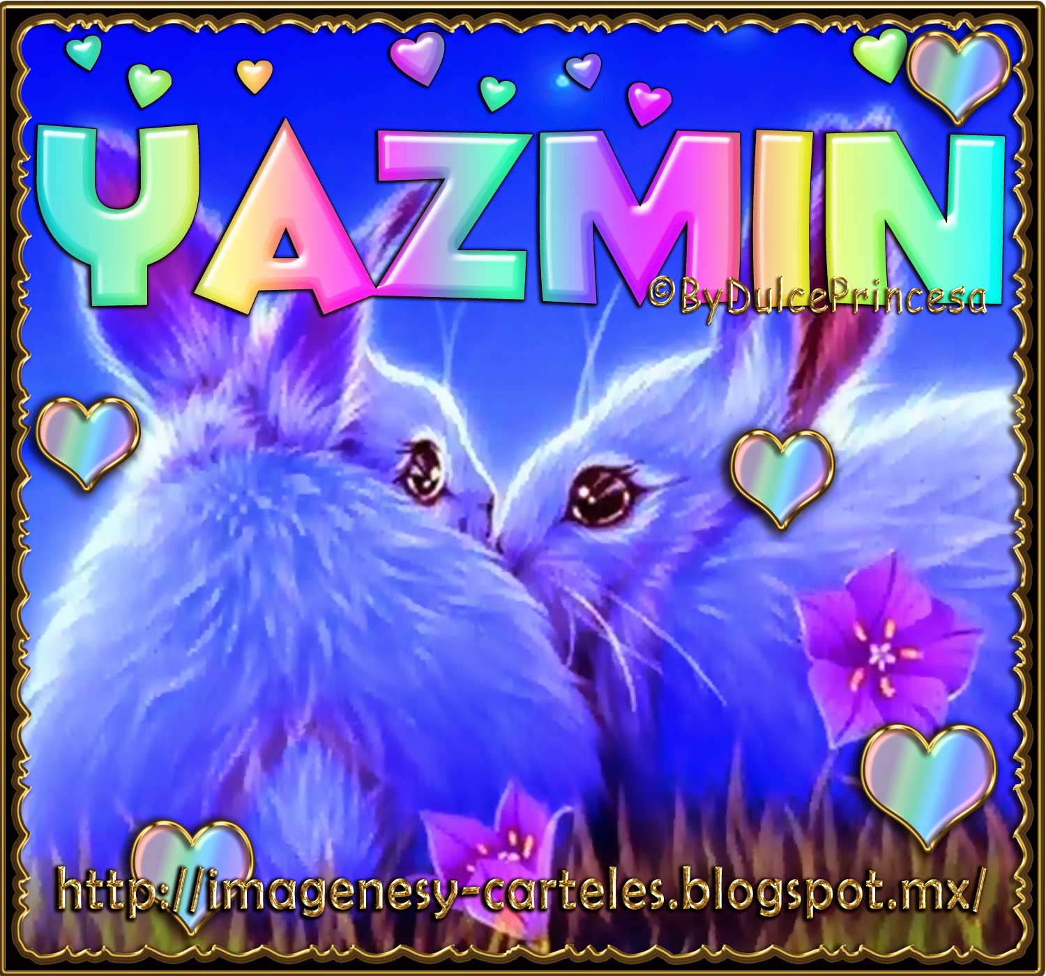 Imágenes y Carteles: YAZMIN... CONEJITOS