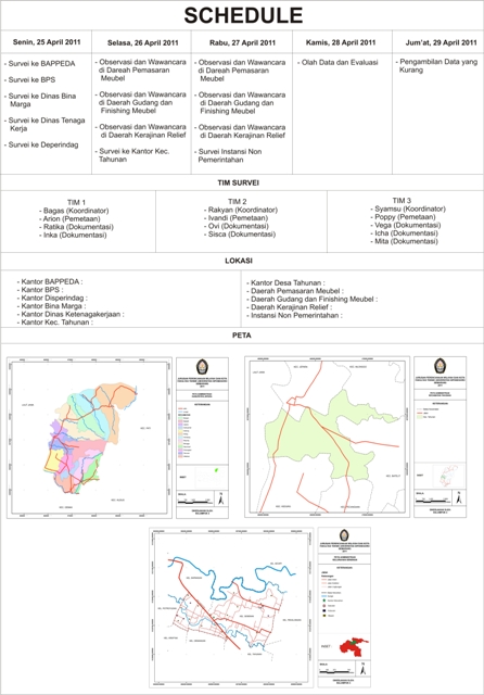 FUNTASTIC 4: Schedule Map