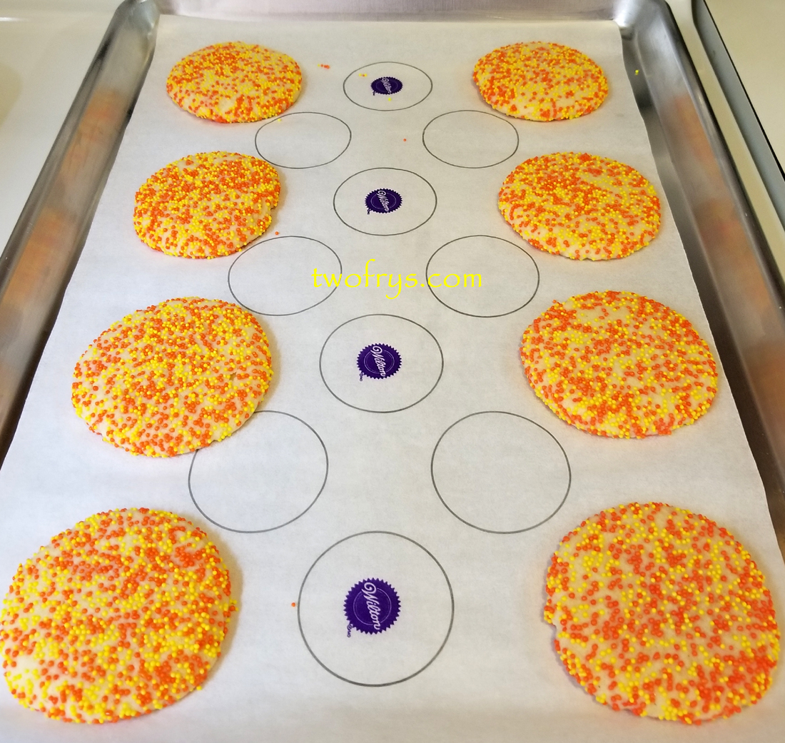 Two Frys: Fall Sprinkle Cookies