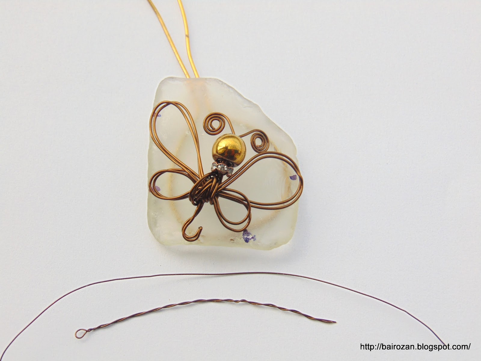 bairozan's blog: Висулка "Пеперудата" / The Butterfly Pendant