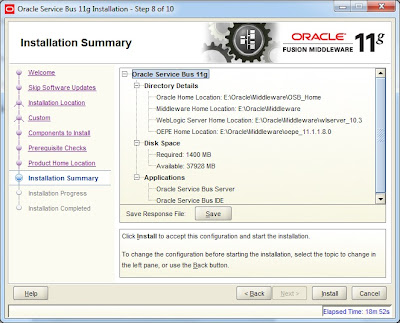 SOA Integrations: Oracle Service Bus 11g - Installation for Windows 32 bit