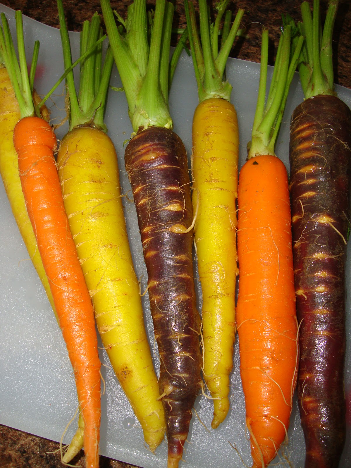 Simmer and Glimmer: Heirloom Carrots- something new