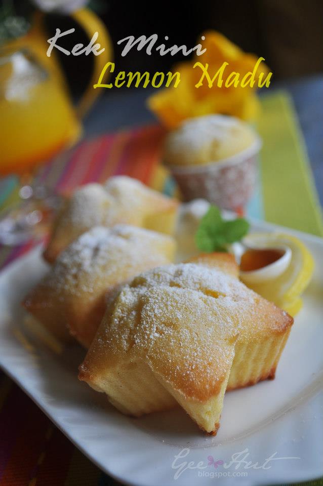 GeeHut: Kek mini lemon madu
