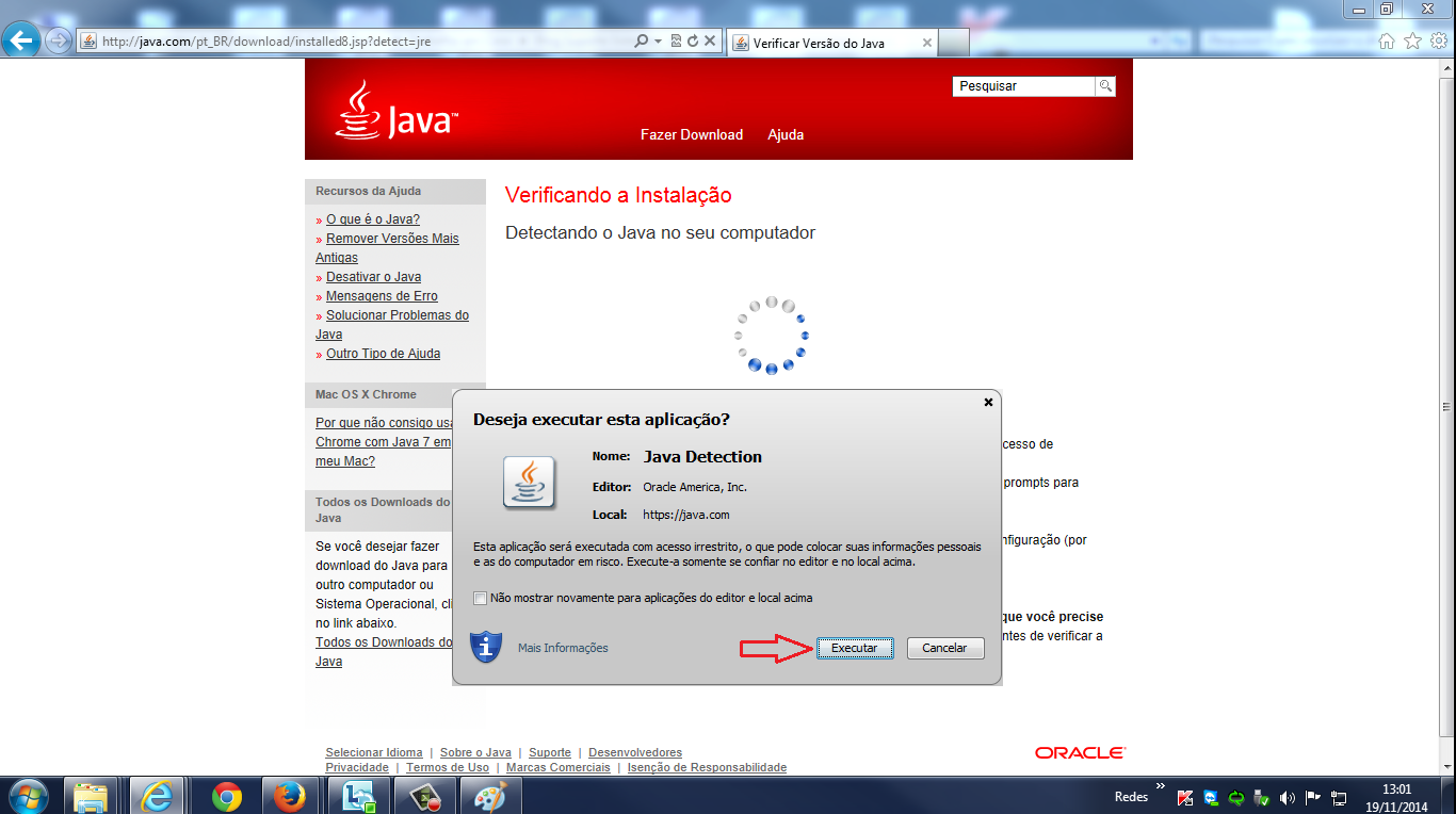 Suporte Sistemas: Como instalar o plugin JAVA
