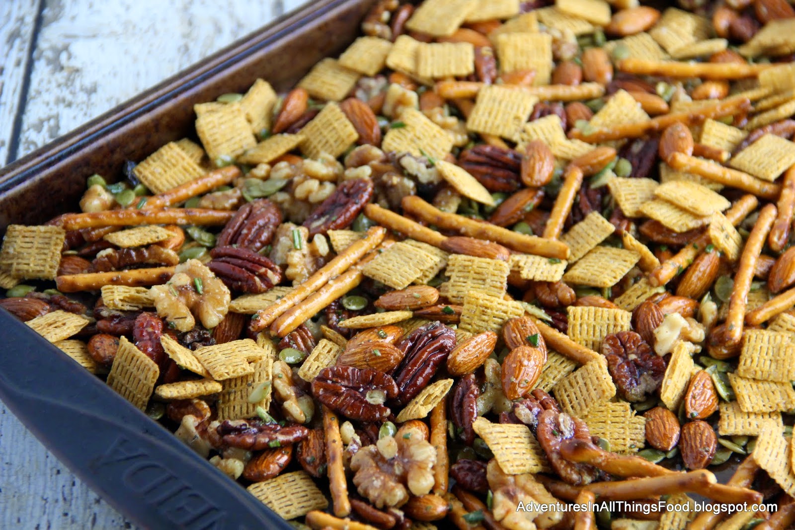 Adventures in all things food: Savory Rosemary Italian Herb Nut Mix