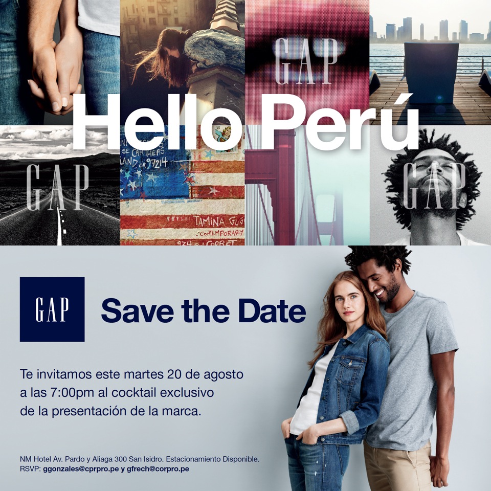 Piquis Piquis : Al fin llegó GAP a Perú! Ayer fue la presentación de la ...