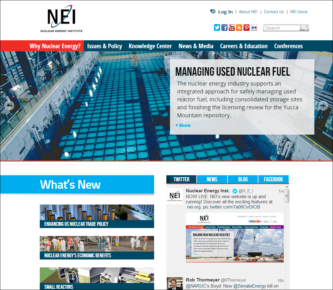 NEI Launches New Website