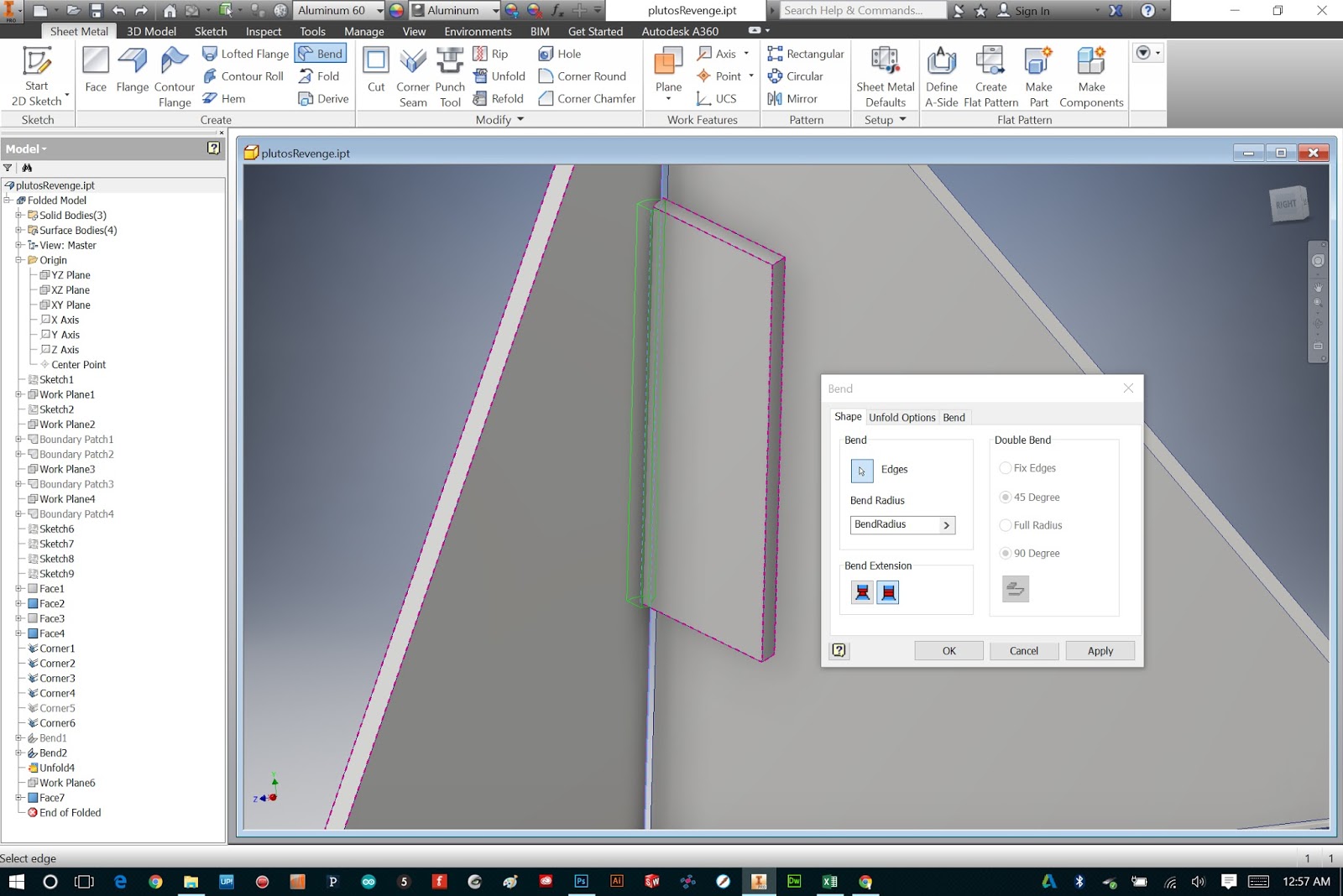 Bryan Cera: Autodesk Inventor: Sheet Metal Tabs and Fasteners