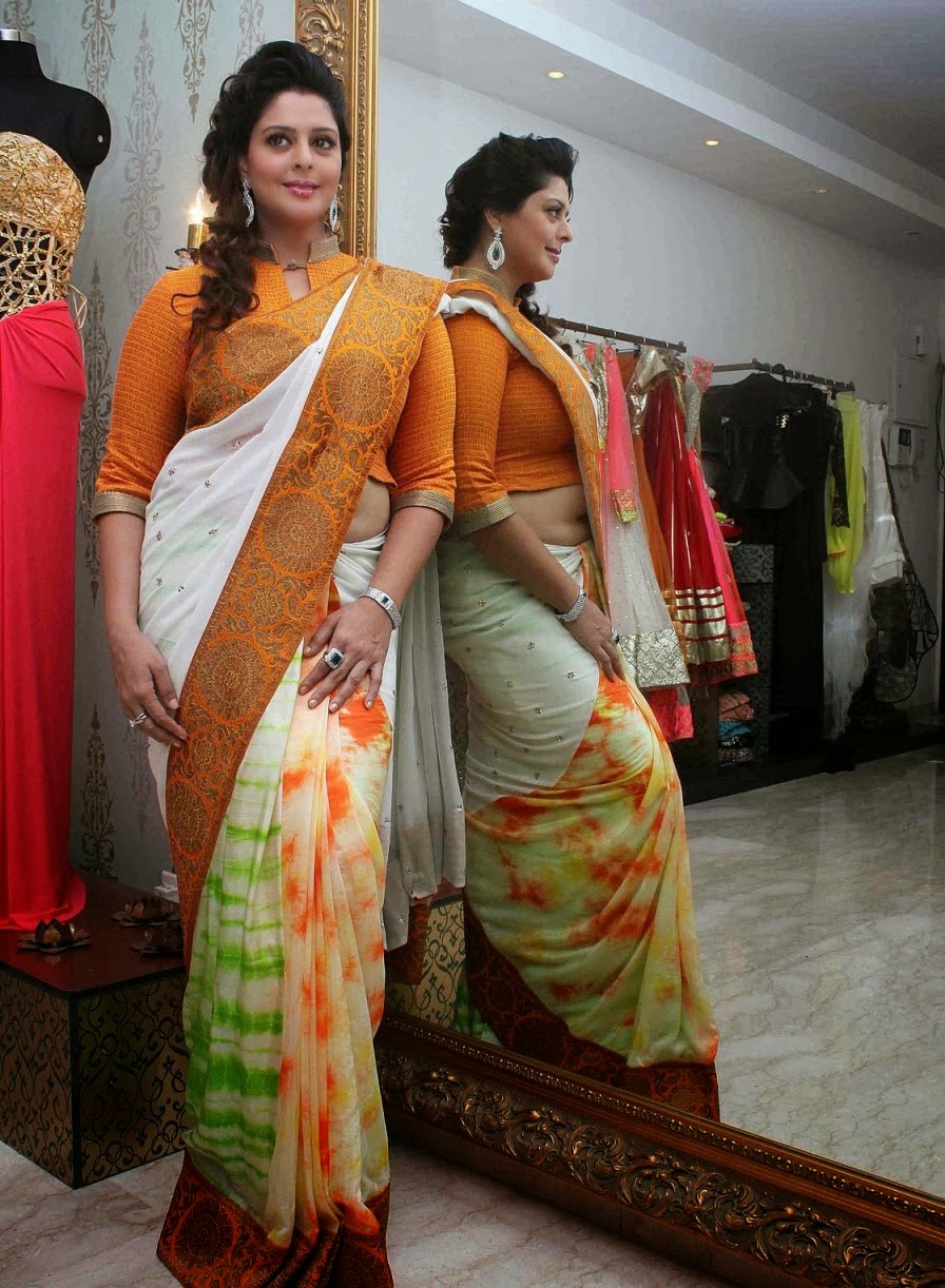 Actress Nagma Hot Navel And Belly Show Pics In Saree_Nagma Latest Hot ...