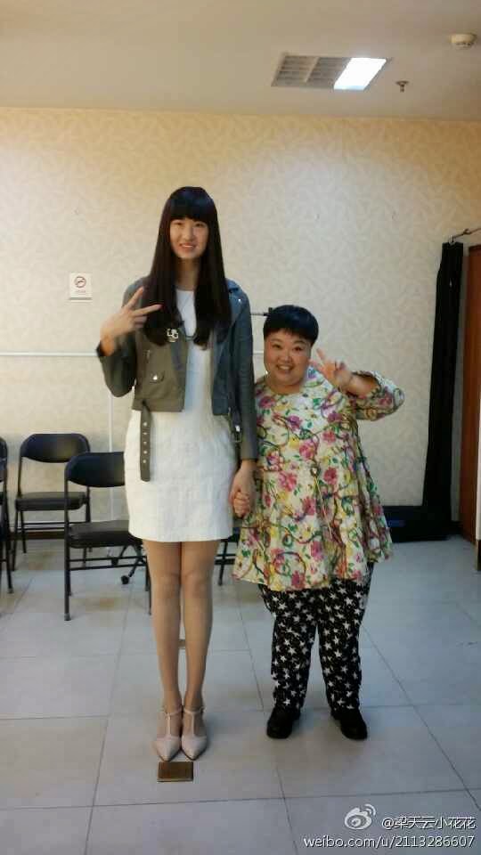 Tian Yun Liang 197cm Tall Woman Height Comparison