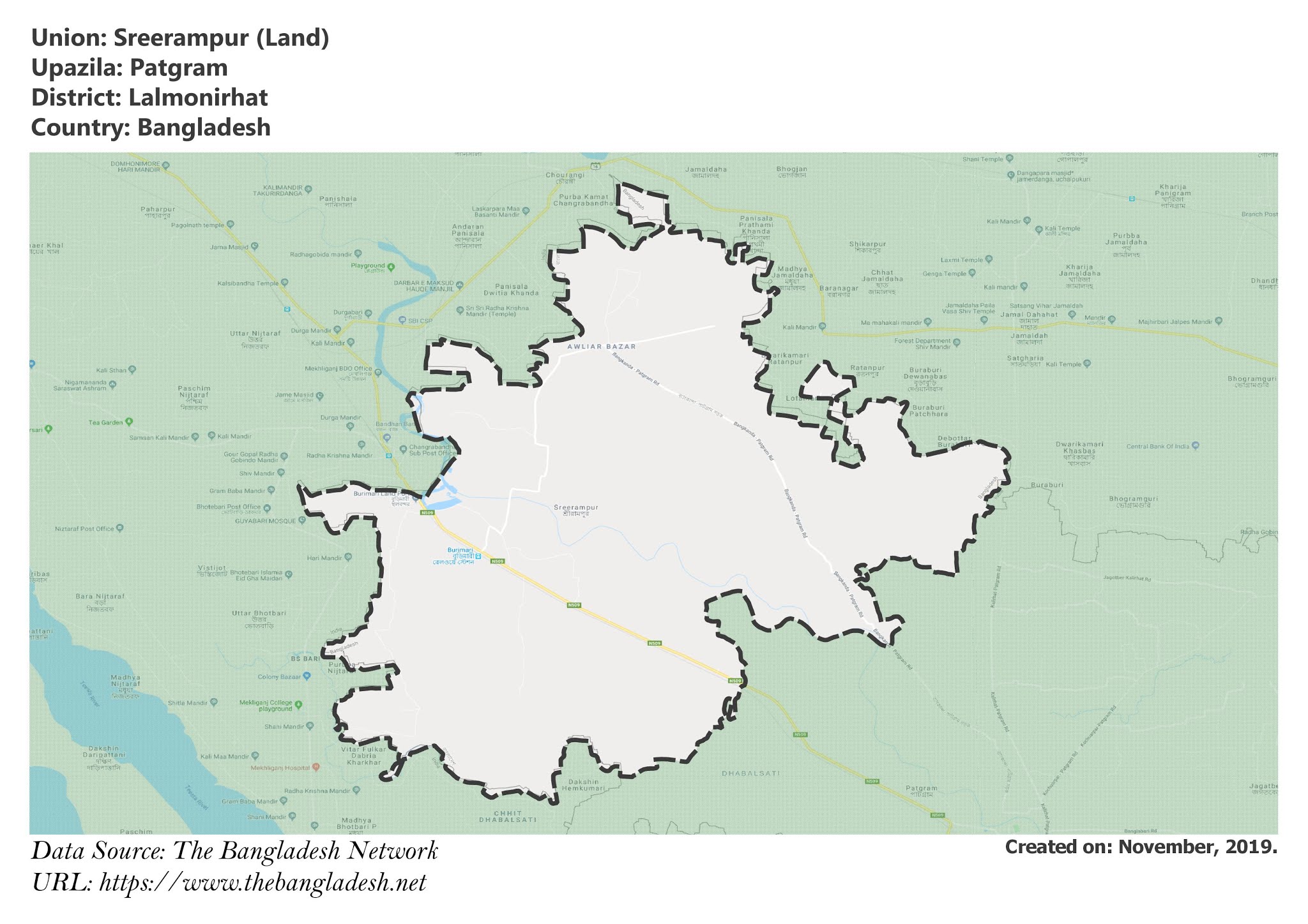 Sreerampur Union, Lalmonirhat