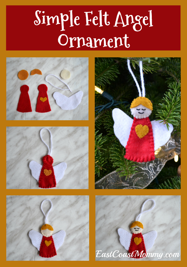 East Coast Mommy: Felt Angel Ornaments