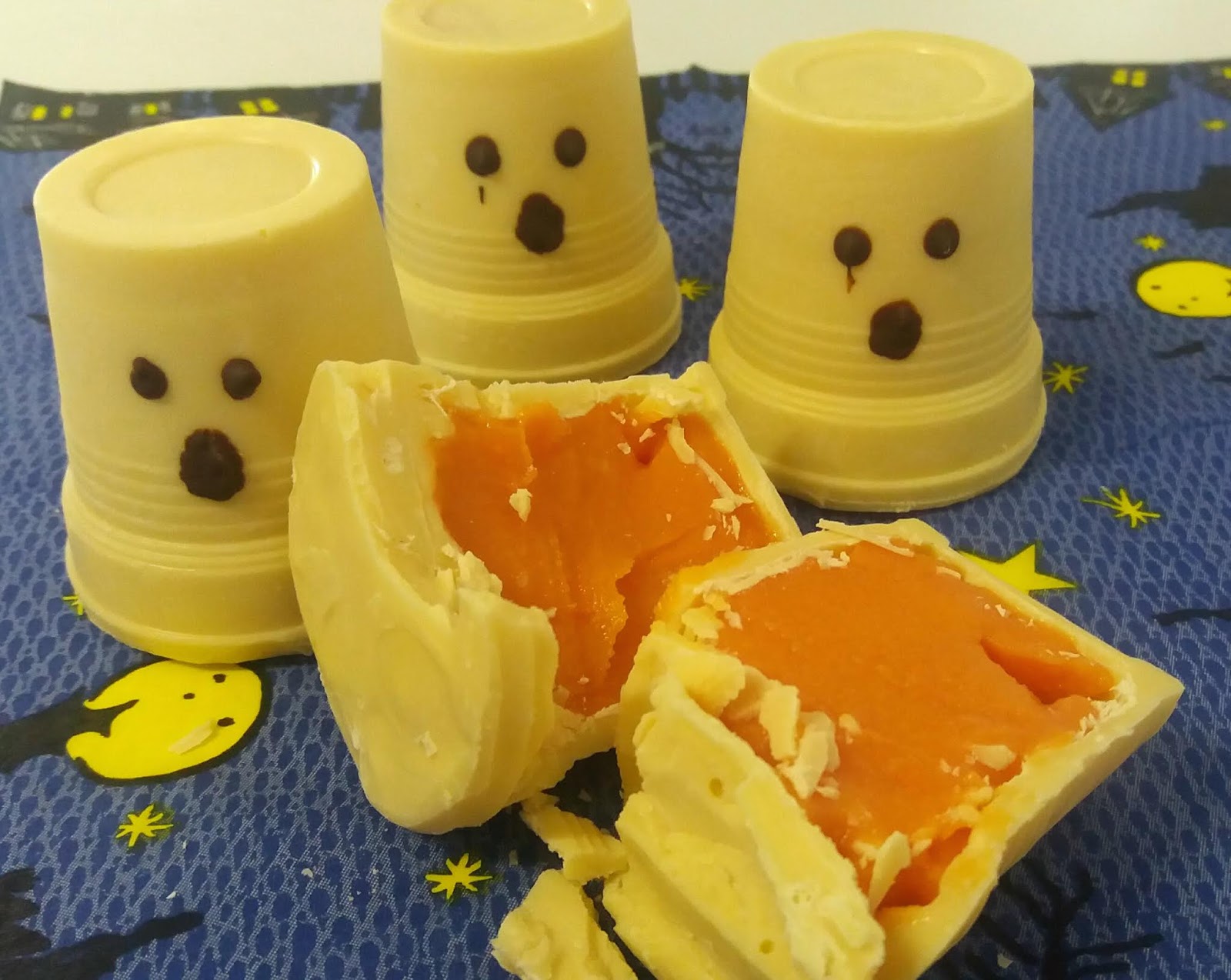 Açúcar & Sal: Bombons de Halloween - Bombons Fantasmas