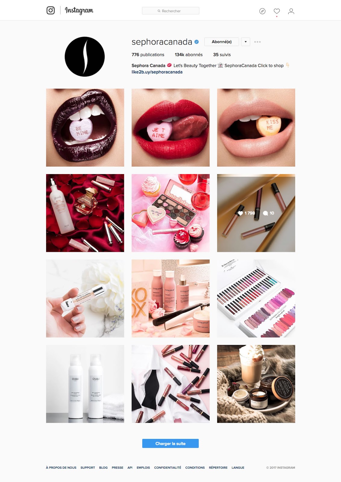 Sephora's Social Media