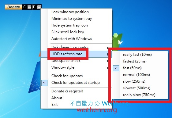 Free HDD LED – 即時硬碟讀寫燈？ 讓您即時了解哪顆硬碟被操!! ~ 不自量力 の Weithenn