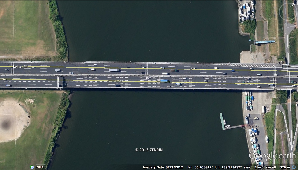 Bridge of the Week: Tokyo Prefecture, Japan's Bridges: Keiyo Road ...