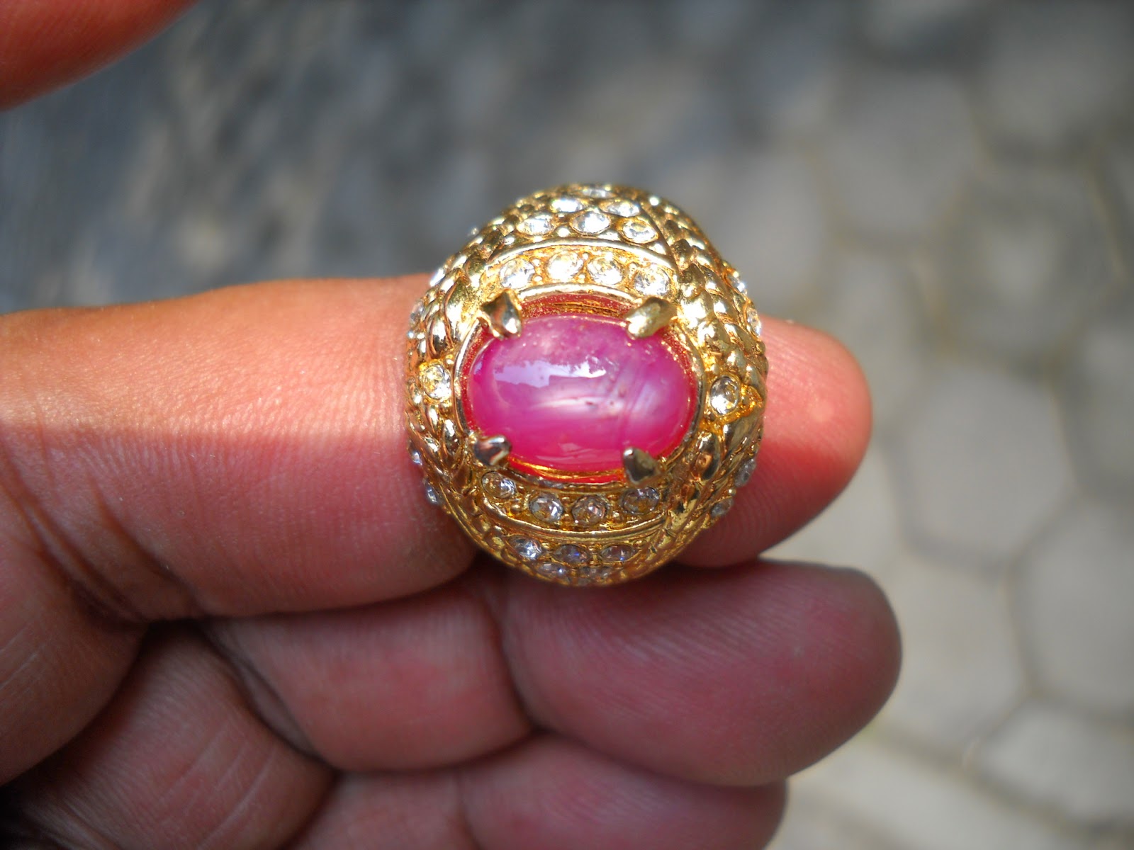 Jenis Batu Akik, Batu Cincin, Batu Mulia: (RS1) ruby star