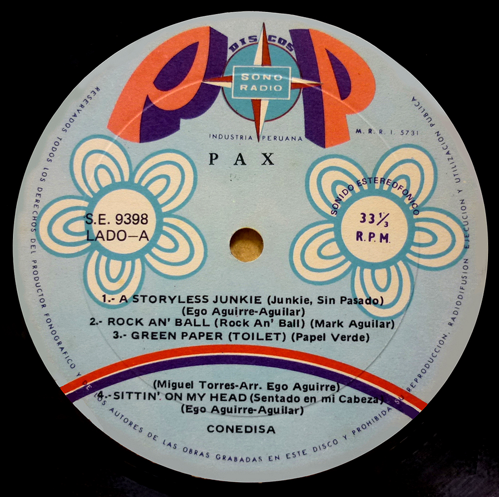 Rock Peruano (Imágenes): Pax (1970)