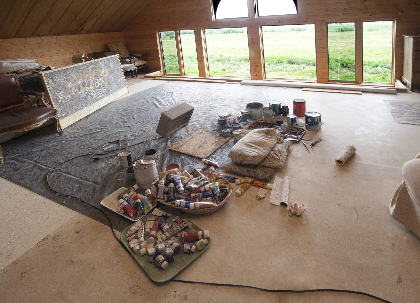 Larson Gallery Blog: Tour of Artists' Homes, Leo Adams, Artist