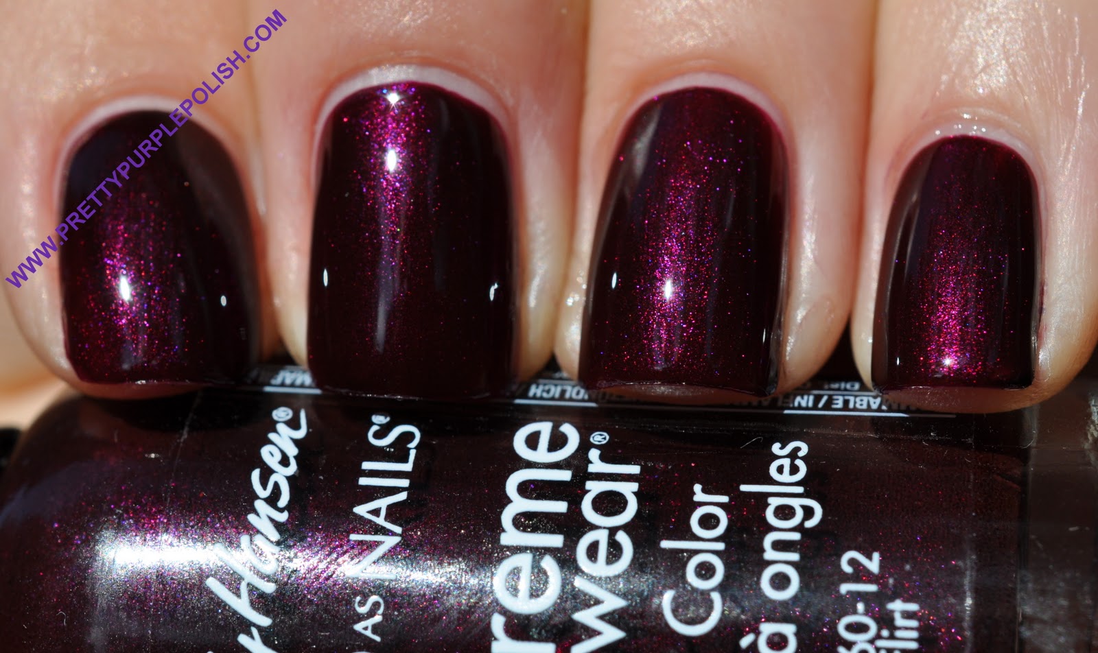 Sally Hansen Xtreme Wear - Flirt ~ Pretty Purple Polish