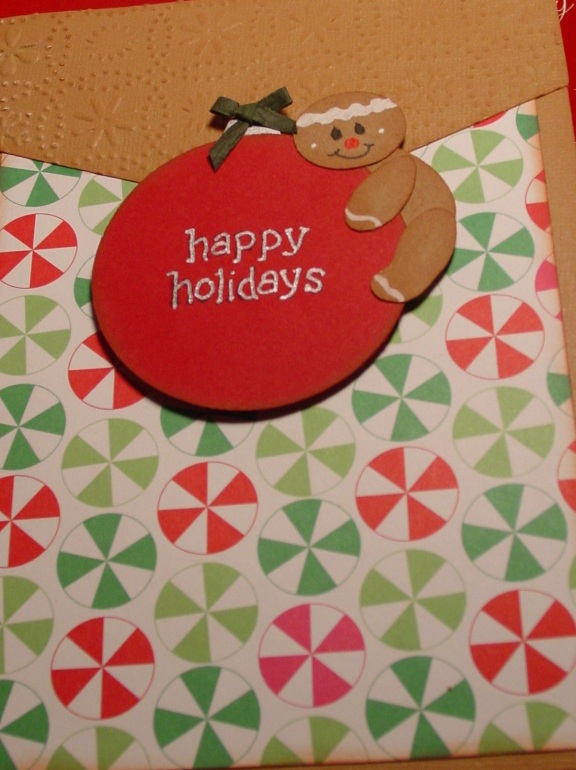 C90 Designs: gingerbread house card