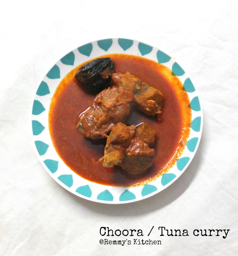 Remmy's Kitchen: Choora meen curry / Tuna fish in red gravy Alleppey style