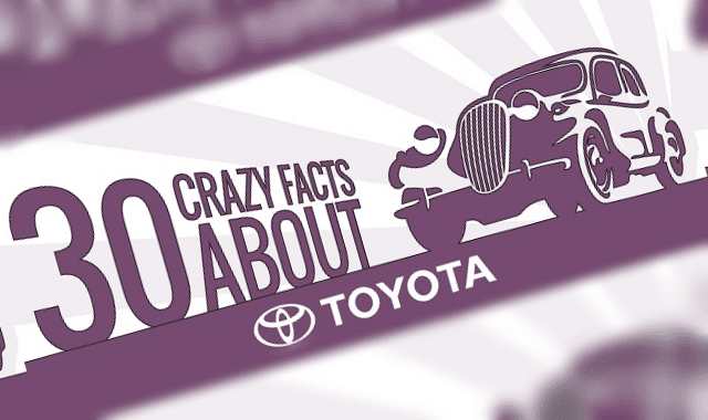 30 Crazy Facts About Toyota #Infographic - Visualistan