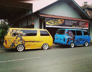 Modifikasi Mobil Hijet 1000, Mobil Tua Unik Se Indonesia 2020