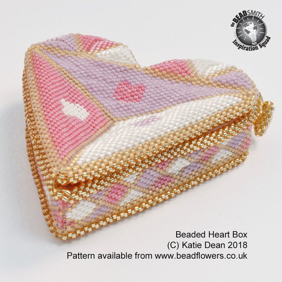 Amazing Beaded Box Design Tutorials by Bead Flowers / The Beading Gem