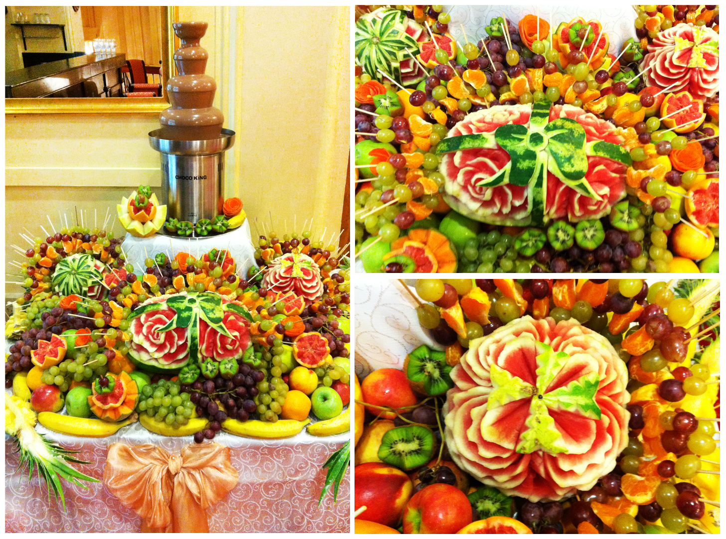 C'est la vie enrose: Sculpturi in fructe (Fruit Bar)