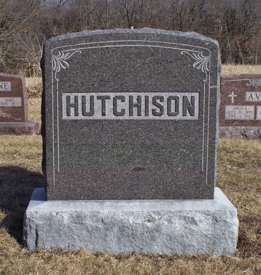 The Robert Muir Family: Hutchison Headstones in Novinger City Cemetery