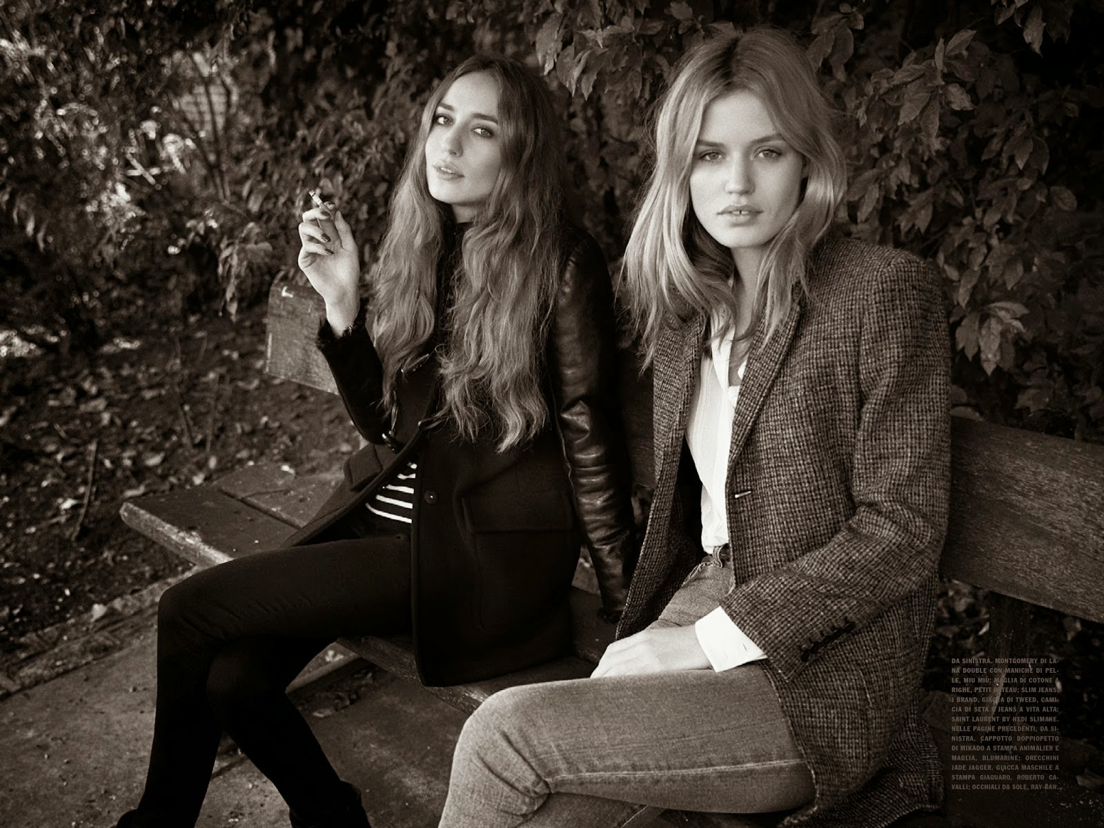 Smartologie: Georgia May Jagger, Jerry Hall, Lizzy Jagger for Vogue ...