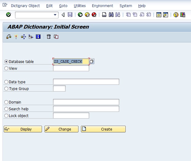 Sap Abap Consultant Career Sap Abap Data Dictionary Case Sensitive In Customize Tablesap Abap