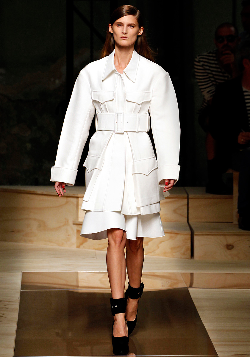nay ladbasri: piece-dressing a women's form. celine spring 2012.