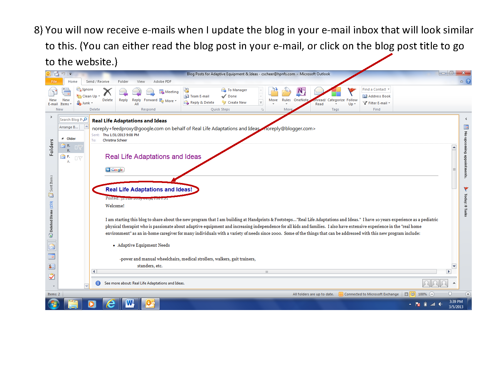 Real Life Adaptations and Ideas: How to Sign Up for E-mail Updates...