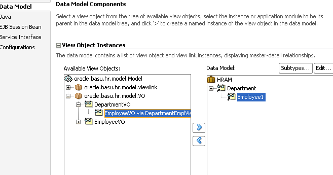 ADF UI: ADF Tree table component