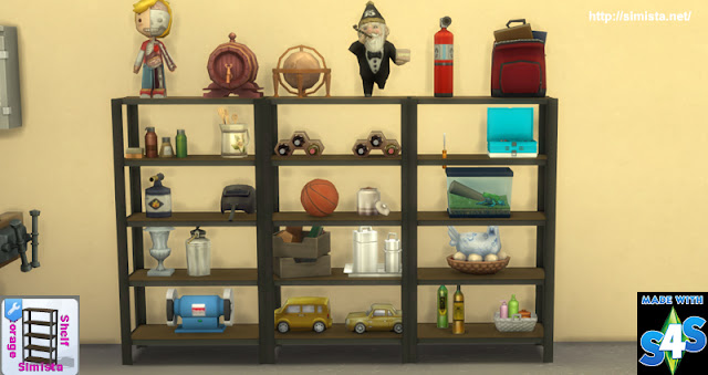 Simista A little sims 4 blog : Storage Shelf