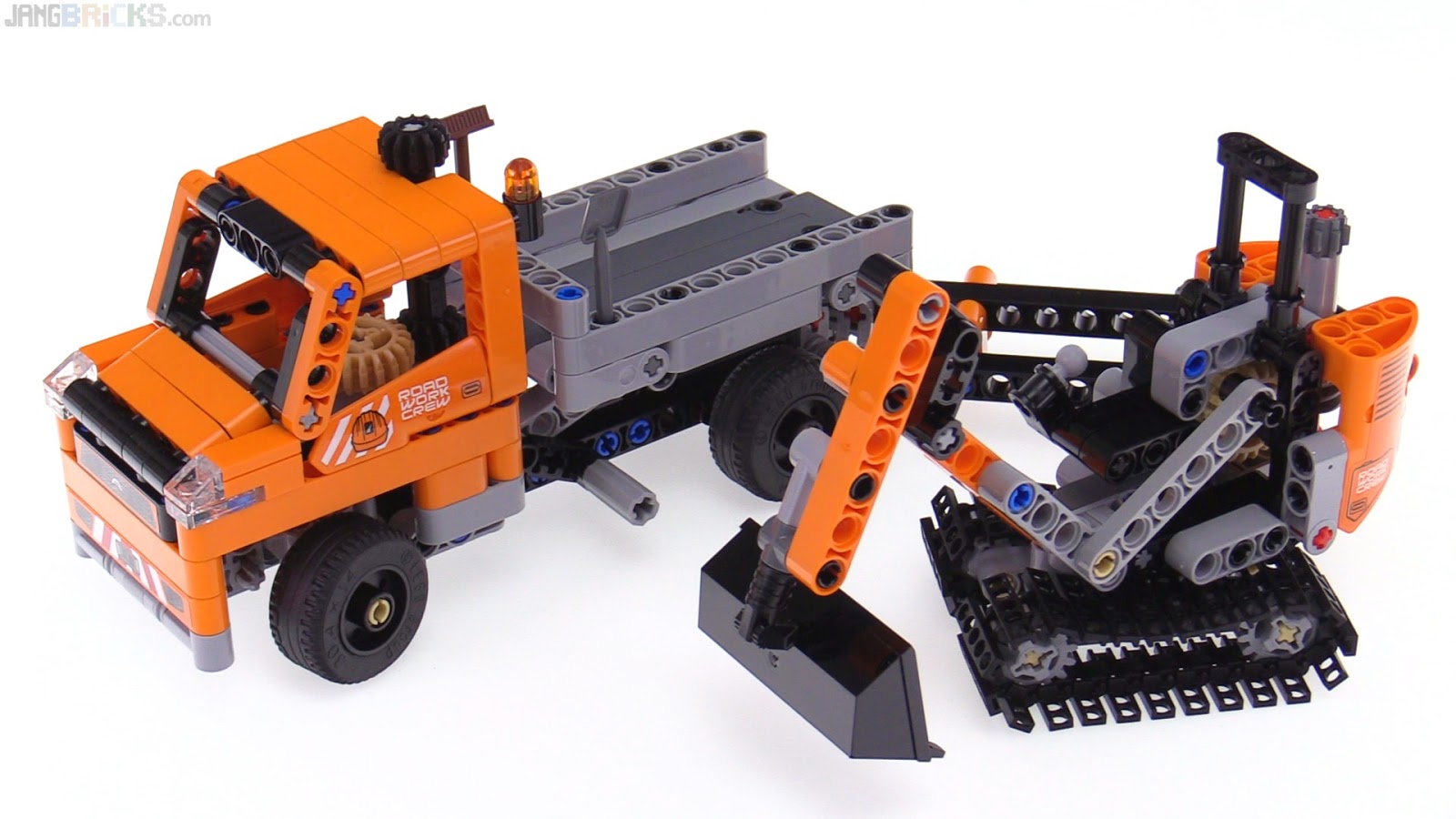 LEGO Technic Roadwork Crew 2-in-1 review! 42060